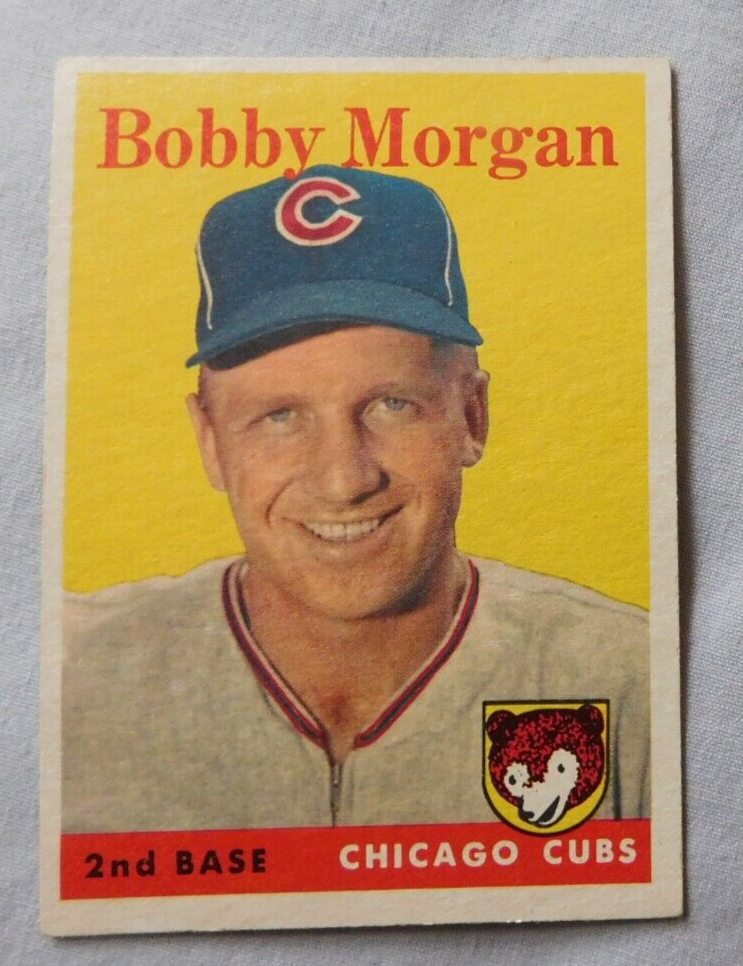 1958 Topps #144 Bobby Morgan Chicago Cubs Baseball Card Ex-mt | eBay