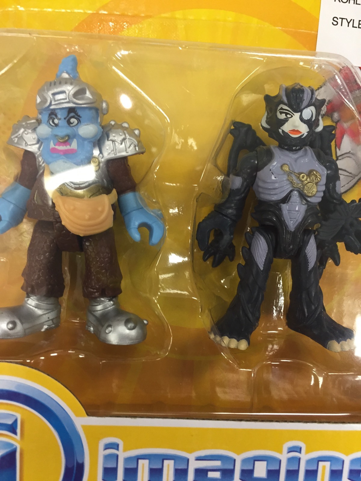 Fisher Price Imaginext Power Rangers Squatt and Baboo New Invasion ...