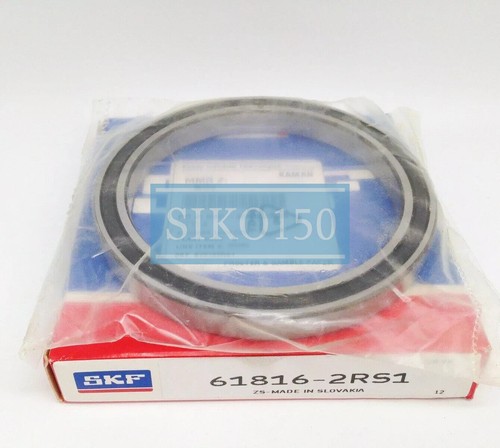 1PC SKF 61816-2RS1 single row deep groove ball bearing | eBay