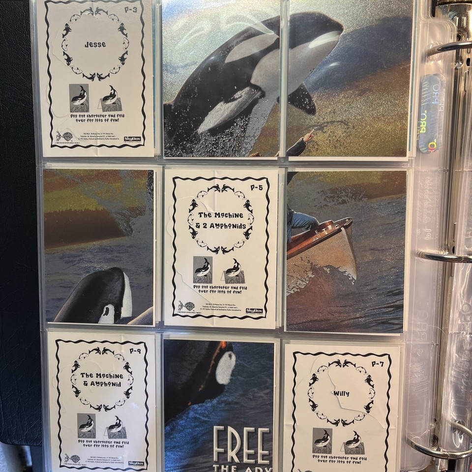 Free Willy 2 Skybox 1995 Card Set 1-90 +Pop Out Set +5 Spectra ...