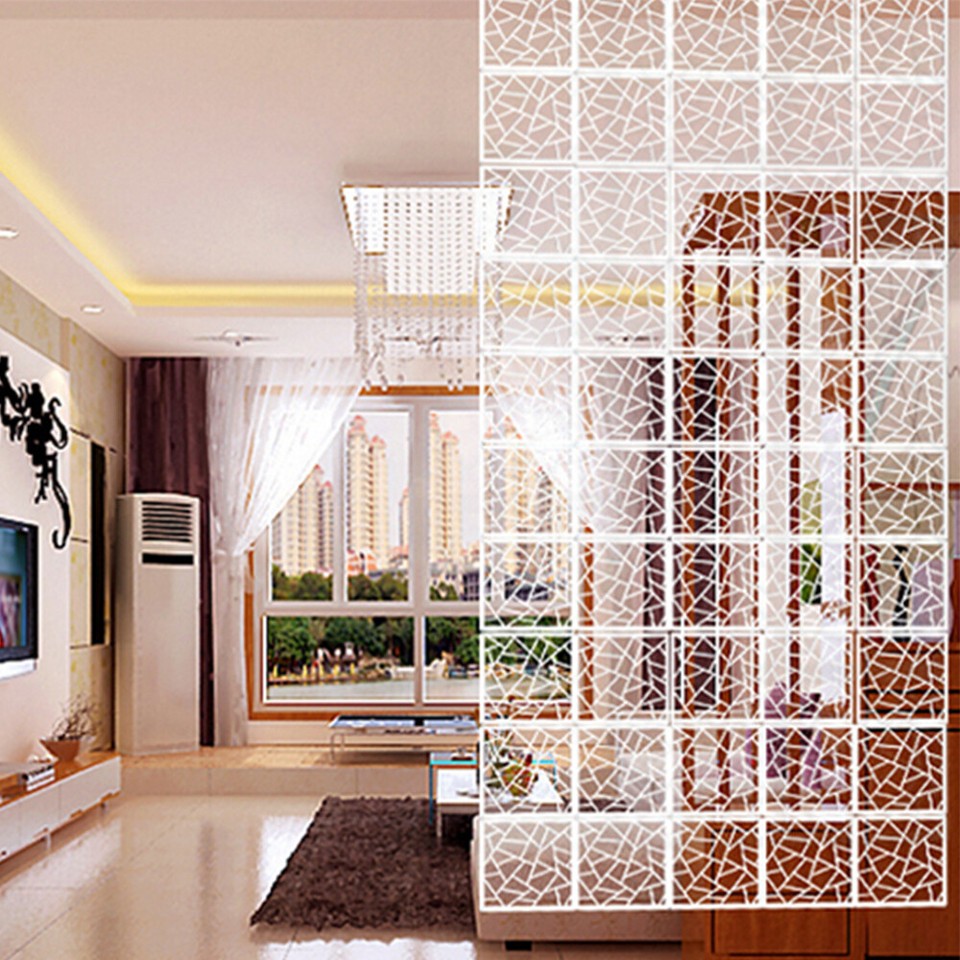 12 PCS Hanging Room Divider PVC Screen Panel for Decorating Living ...