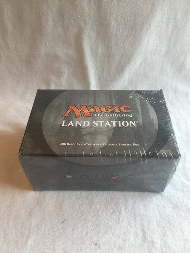 Magic The Gathering Land Station 400 Cards & Reusable Storage Box Game ...