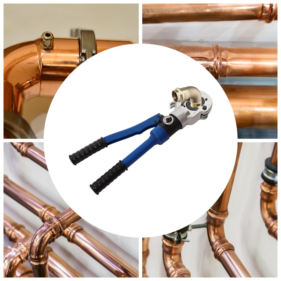 Hydraulic Copper Pipe Crimper Plumbing Copper Tube Crimping Tool w ...