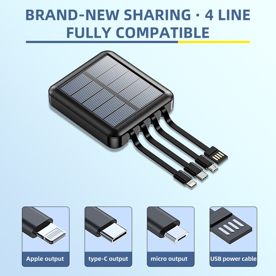 900000mAh Wireless Power Bank Backup Fast Charger Portable External ...