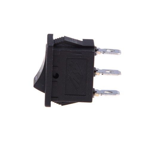 5 pcs SPDT On/Off/On Mini Black 3 Pin Rocker Switch AC 6A/250V 10A/_ro ...