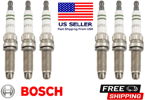 Brand New 6 Spark Plugs Nickel Bosch ZGR6STE2 BMW OEM # 12120037244 | eBay