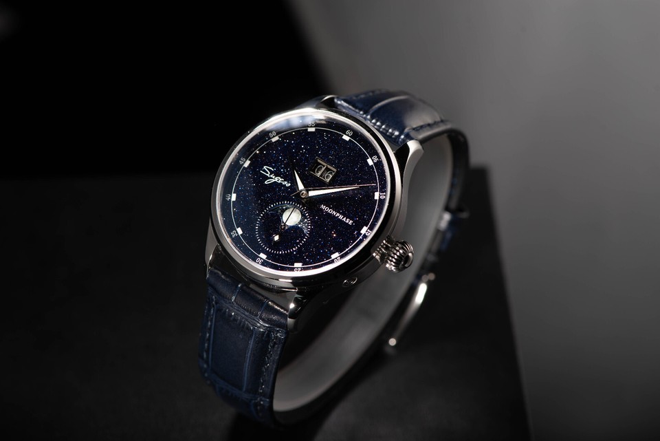 Sugess MoonPhase Master StarDust Mechanical Watch Seagull 1963 ...