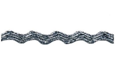6mm Silver Lurex Ric Rac Braid (per metre) | eBay Australia