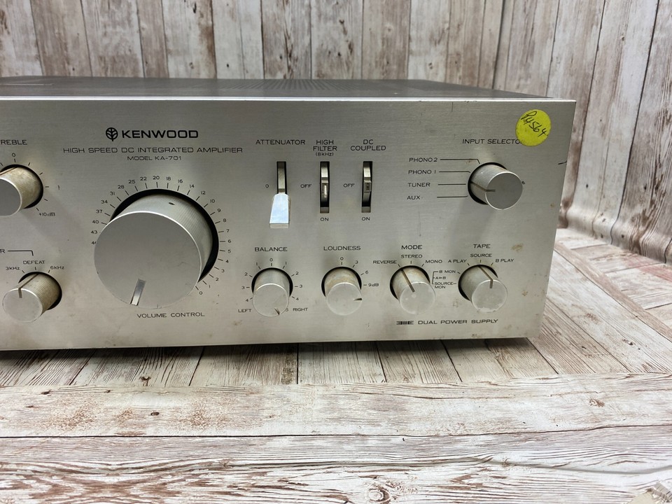 Kenwood High Speed DC Integrated Amplifier Model-KA-701 - AS IS - NO ...