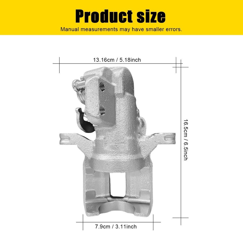 Pair Rear Brake Caliper Left Right Side for Honda Jazz Mk2 02-18 ...