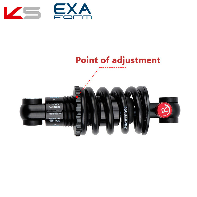 KS EXA FORM 291R Rear Shock 125/150/165mm 550/650/850lb Hydraulic ...