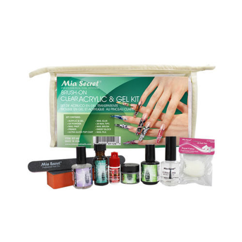 MIA SECRET Brush-On Clear Acrylic & Gel Set (Kit-AG) | eBay