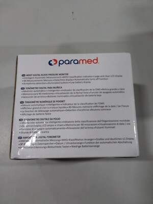 PARAMED Automatic Wrist Blood Pressure Monitor Cuff 2020 | eBay