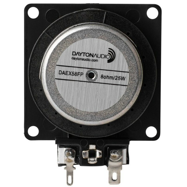 2x Dayton Audio 58mm Flat Pack Sound Exciter Mount to Any Surface 8ohm ...