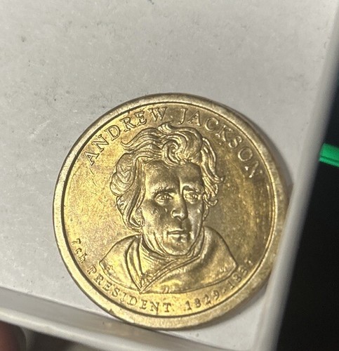Andrew Jackson Presidential Dollar Coin - 7th US President 1829-1837 ...