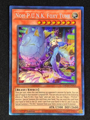 YUGIOH NOH-P.U.N.K FOXY TUNE GRCR-EN005 1ST COLLECTORS NM | eBay