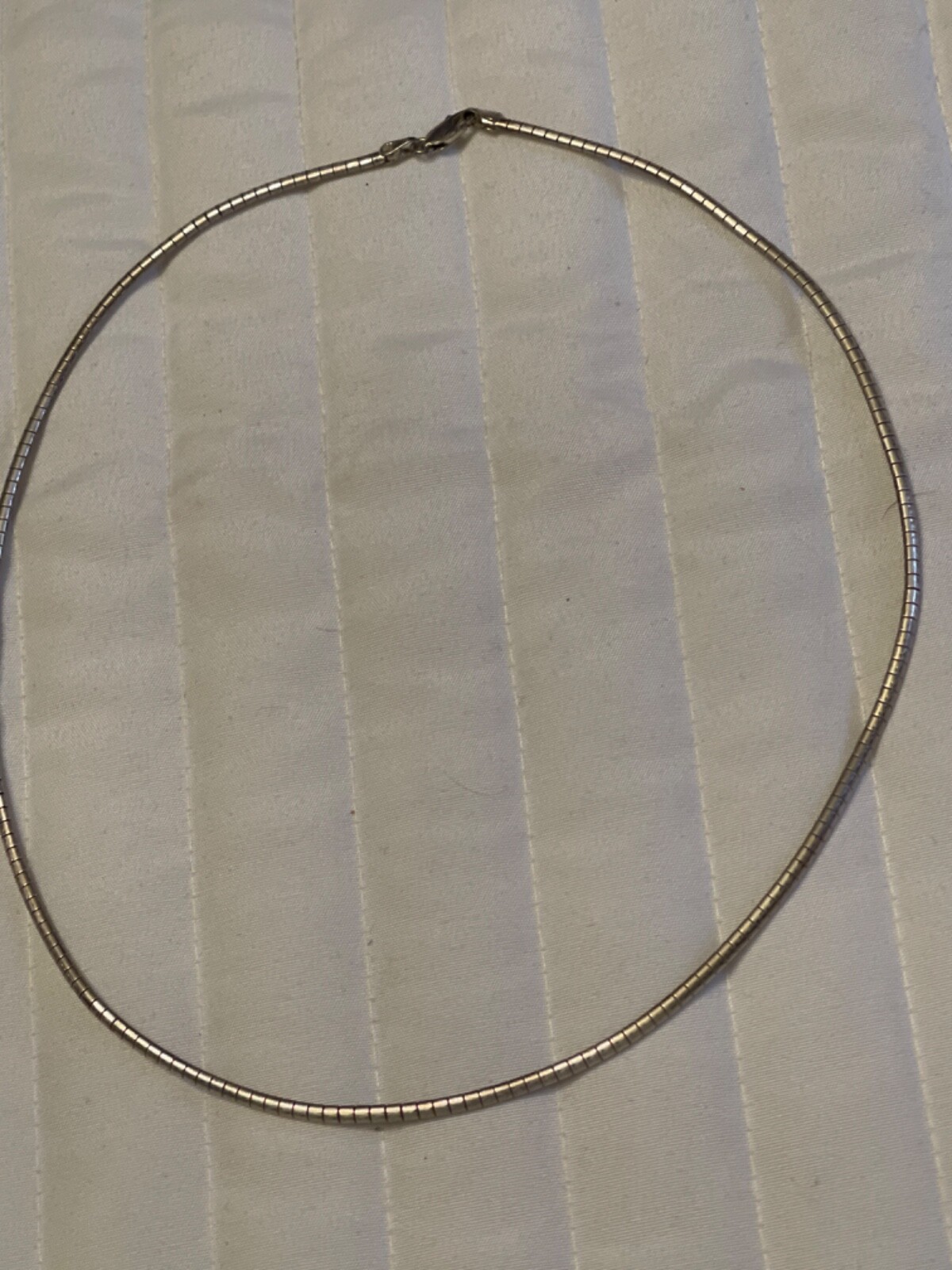 Vintage Korea KIM sterling silver omega chain, bold 9… - Gem