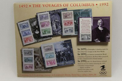 Stamp Set 1492-1992 Voyages of Columbus | eBay