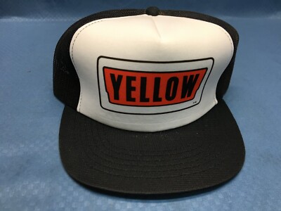 Vintage Yellow Freight Company USA Made Snapback Hat Trucker AG Cap | eBay