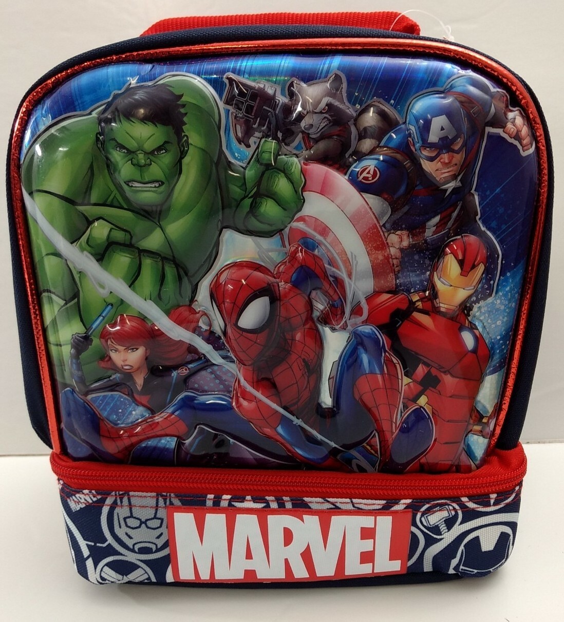 Marvel Avengers Kids Travel Lunch Bag Dual Compartment | eBay