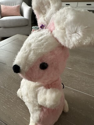 Vintage Steiff Pink & White Bunny Rare Wind Up Music Box | eBay