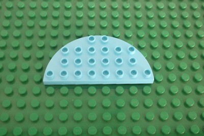 Duplo Half Plate Round 10922 Thin Baseplate Curved AZURE Teal Blue ...