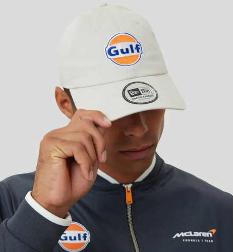 McLaren Racing team F1 Gulf Baseball Cap Ivory | eBay