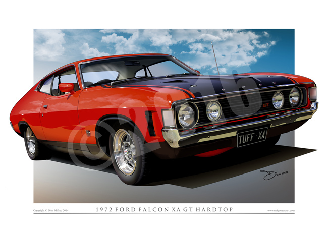 Ford Falcon Drawing