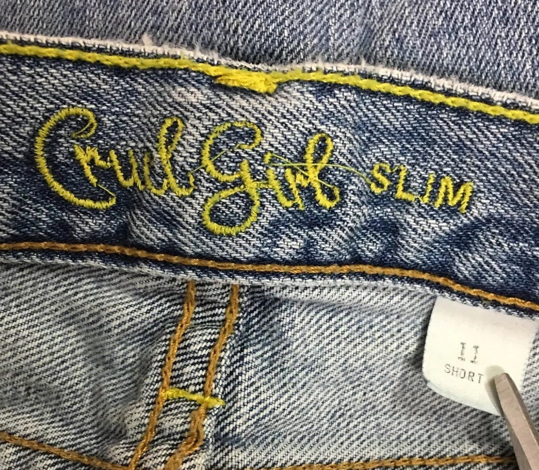 Cruel Girl 12 Short Georgie Low Rise Slim 100% Cotton… - Gem
