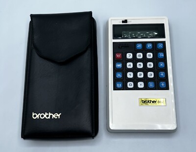 BROTHER 862 RARE VINTAGE Calculator Handheld Portable Pocket Tested ...
