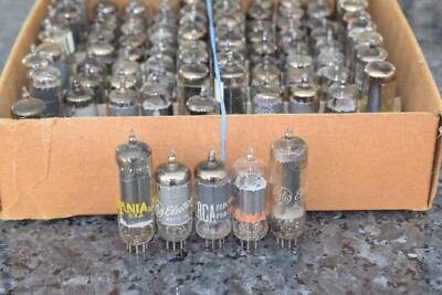 Qty 1 - AA5 All American Five Tube Set- 50C5 35W4 12BE6 12BA6 12AV6 ...