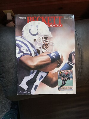 Beckett football card Marshall Faulk (Aug 1994) | eBay