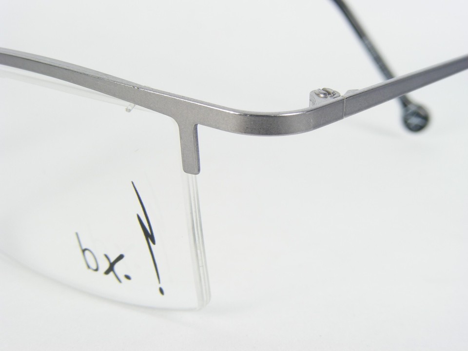 bx. X-417 COL.220 SILVER EYEGLASSES GLASSES METAL FRAME 48-20-135mm ...