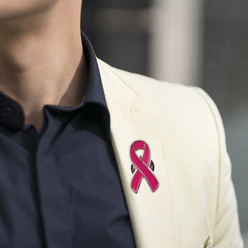 Pink Ribbon Brooch Awareness Lapel Pin Pink Ribbon Badge Brooch | eBay