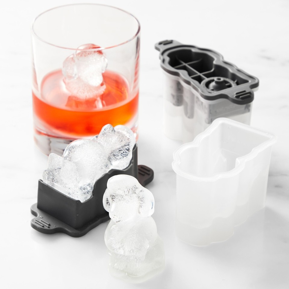 NEW 4 POODLE Ice cubes Sculptures Mold WILLIAM SONOMA NWT | eBay