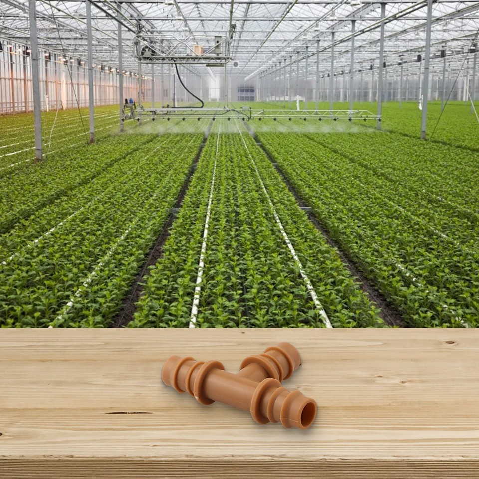 Even Water Distribution 16mm Garden Lawn Irrigation Connectors (24pcs ...