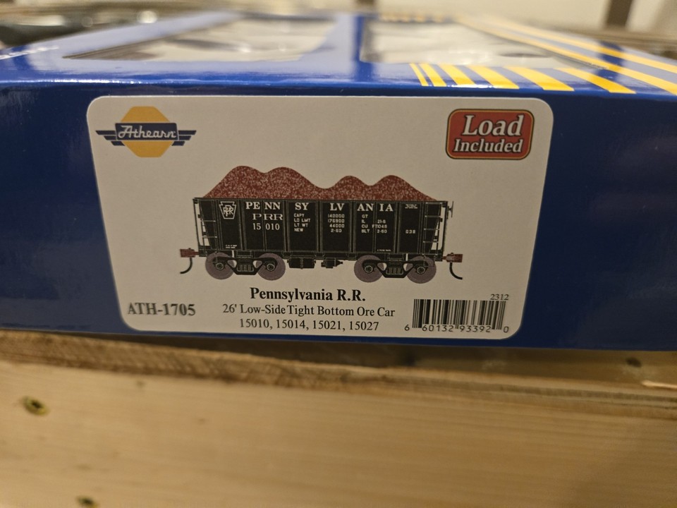 Athearn HO-Scale PC&F 26' Tight Bottom Ore Car Pennsylvania PRR | eBay