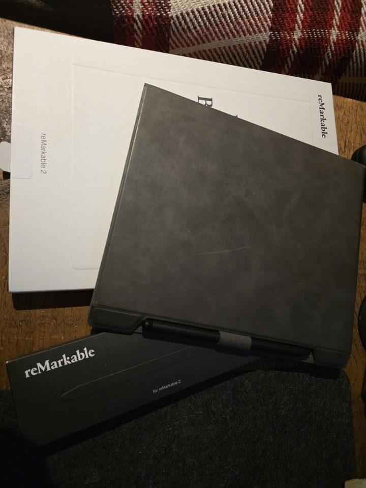 reMarkable 2 Bundle | Marker Plus Pen | Book Folio Case | Boxed | Mint ...