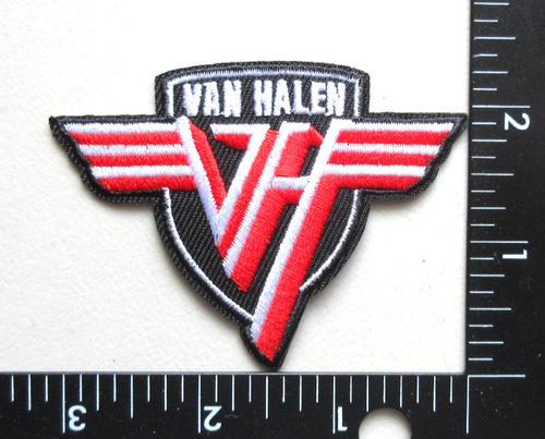 🔥VAN HALEN ROCK BAND MUSIC BATTLE VEST JACKET CONCERT EMBROIDERED IRON ...