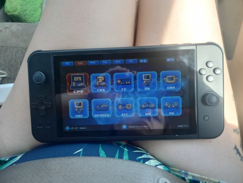 Powkiddy X70 HD Retro Handheld Game Console 7 inch Joystick FC Arcade ...