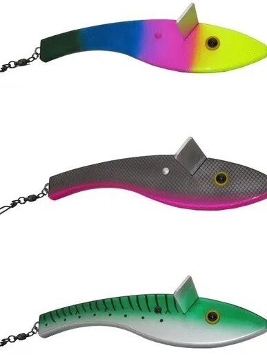 13" CARLSON / TIGRESS ULTIMATE TEASER TROLLING BIRD 10 COLORS MARLIN ...
