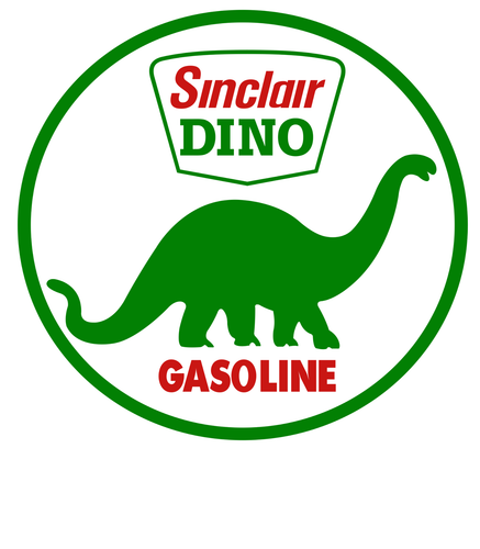 Sinclair Oil Gas sticker CIRCLE Vintage Vinyl Decal |10 Sizes!! with ...