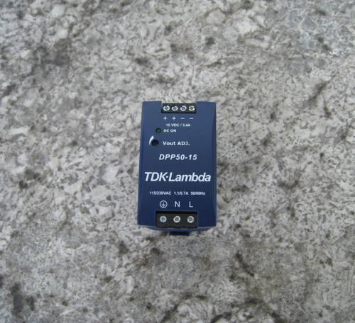 TDK Lambda DPP50-15 115/230VAC / 15VDC 3.4A 50W Power Supply Free ...