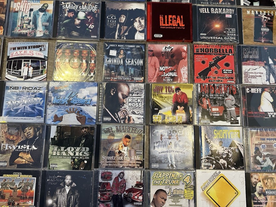RAP LOT OF 50 CDs G-FUNK CLASSICS DOPE BAY AREA KC TEXAS RAP KANSAS ...