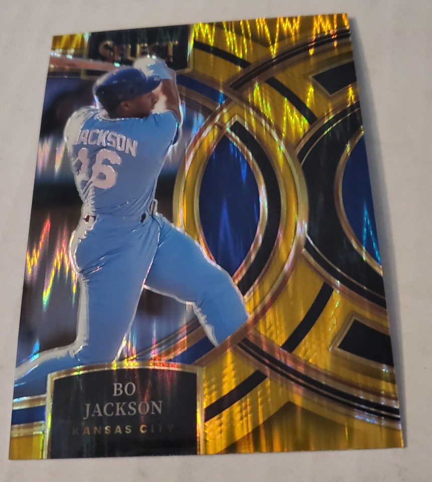BO JACKSON #8/10! 2024 Panini Select - GOLD PRIZM BO KNOWS BASEBALL ...