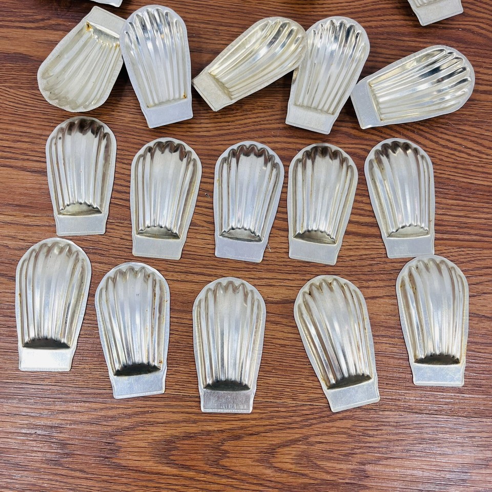 20 X Tin Metal Madeleine Chocolate Candy Butter Soap Mold Vintage ...