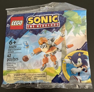 LEGO® Sonic the Hedgehog Kiki's Coconut Attack 30676 Polybag Set, New ...