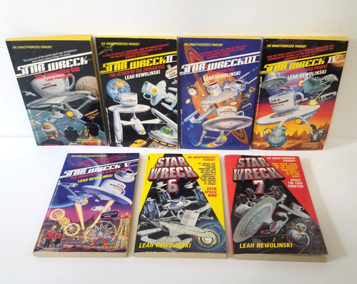Star Wreck Books 1-7 COMPLETE SET PB 1st Editions St Martins Star Trek ...