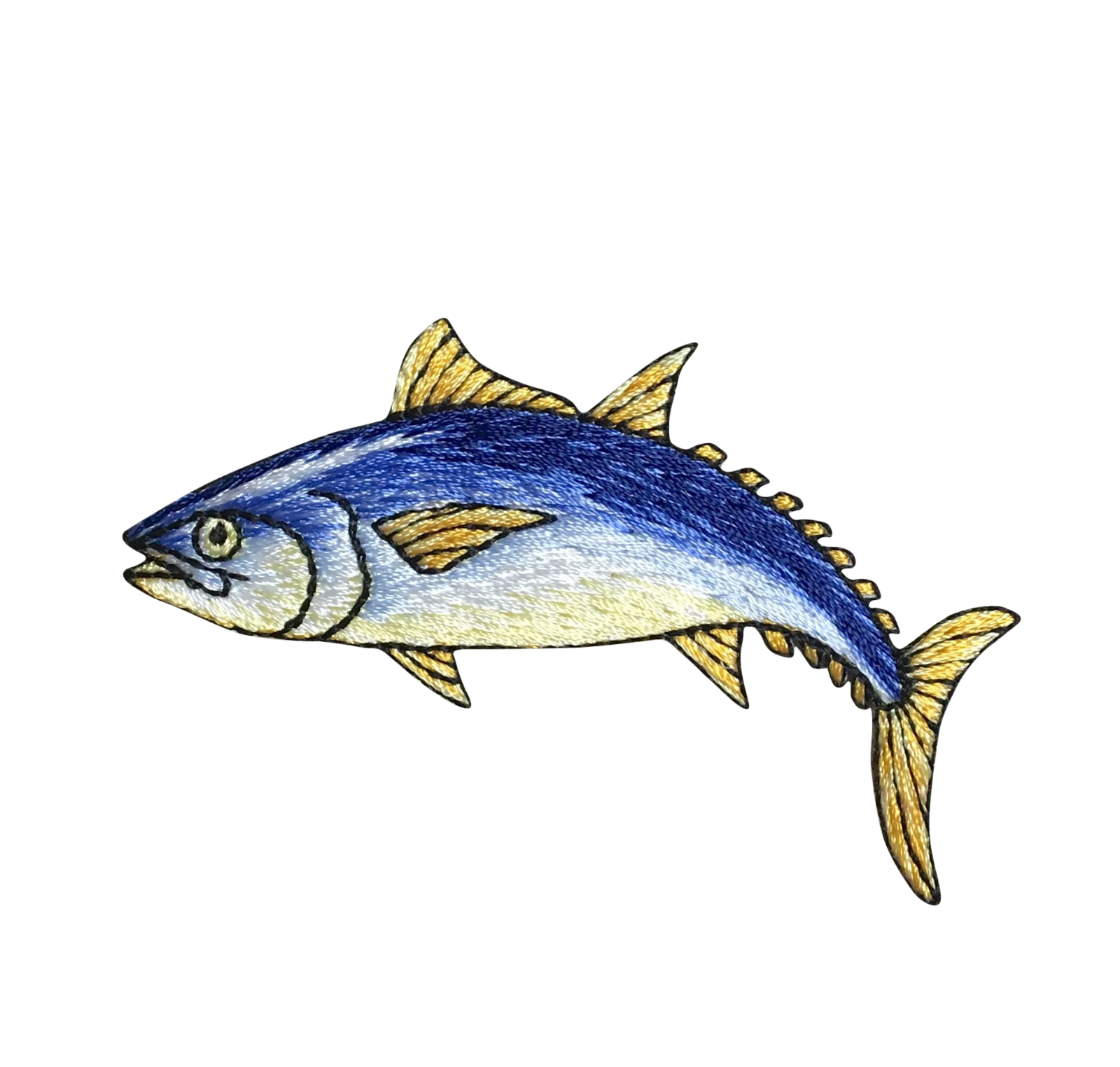 Tuna Fish - Yellowfin/Ahi - Natural/Fishing - Iron on Applique ...