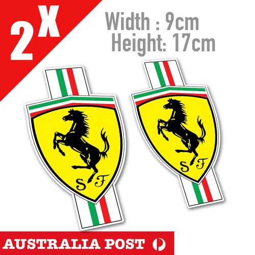 Ferrari Italian Flag, Ferrari Logo, Laptop , Car Decal Stickers | eBay